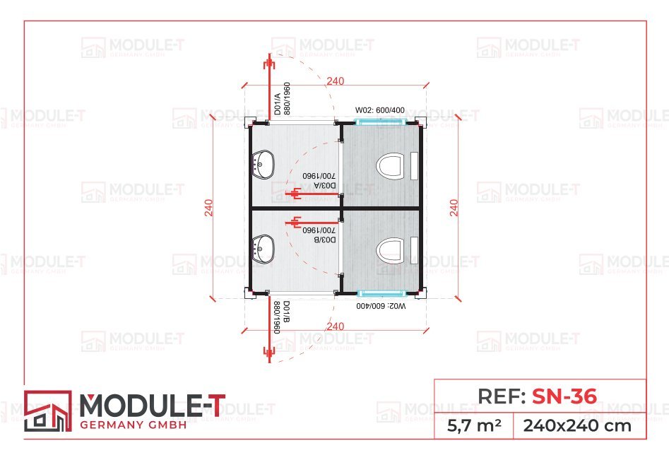 Sanitary Container - module-t.de